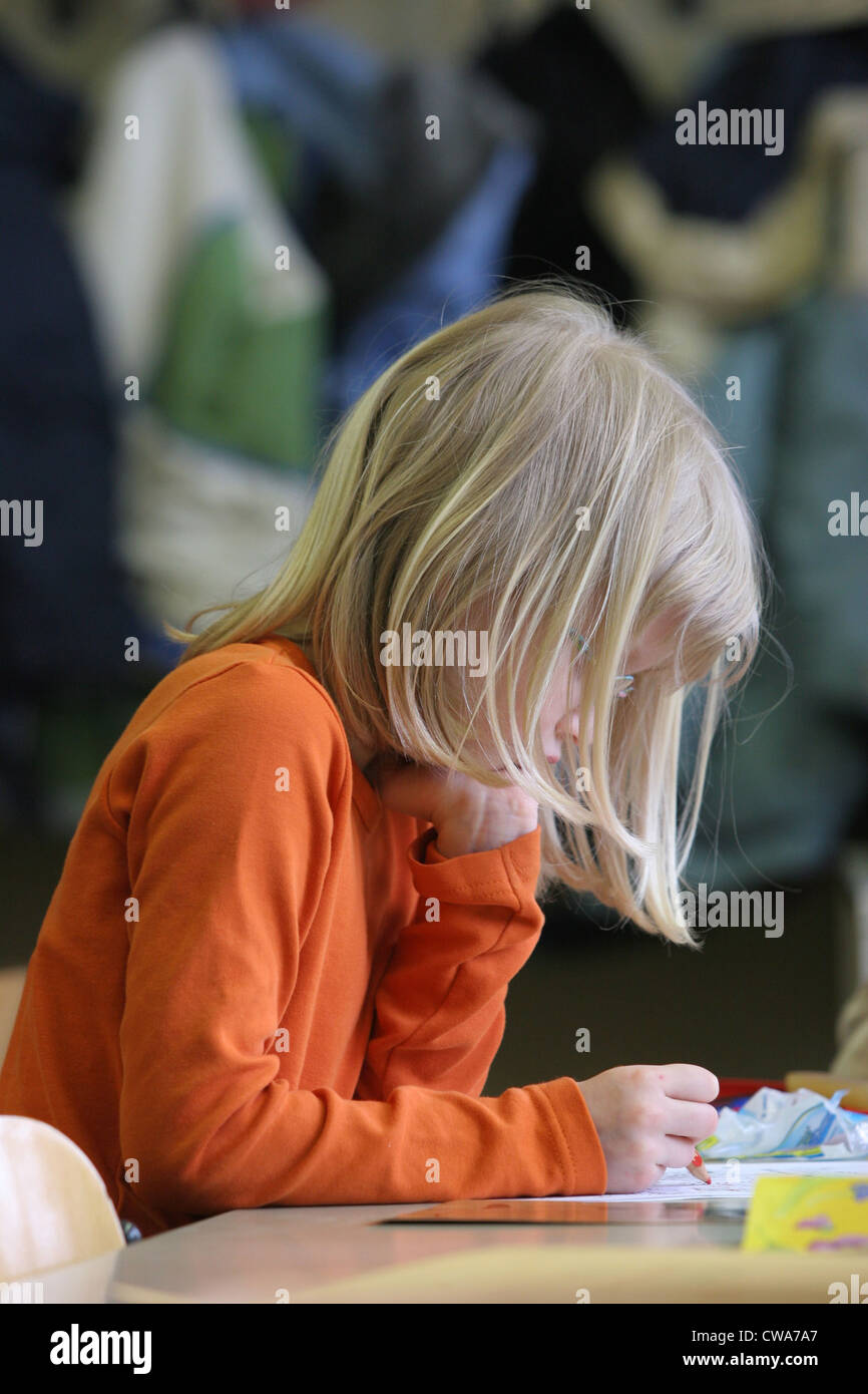 School lesson in the Montessori Elementary School Stock Photo - Alamy
