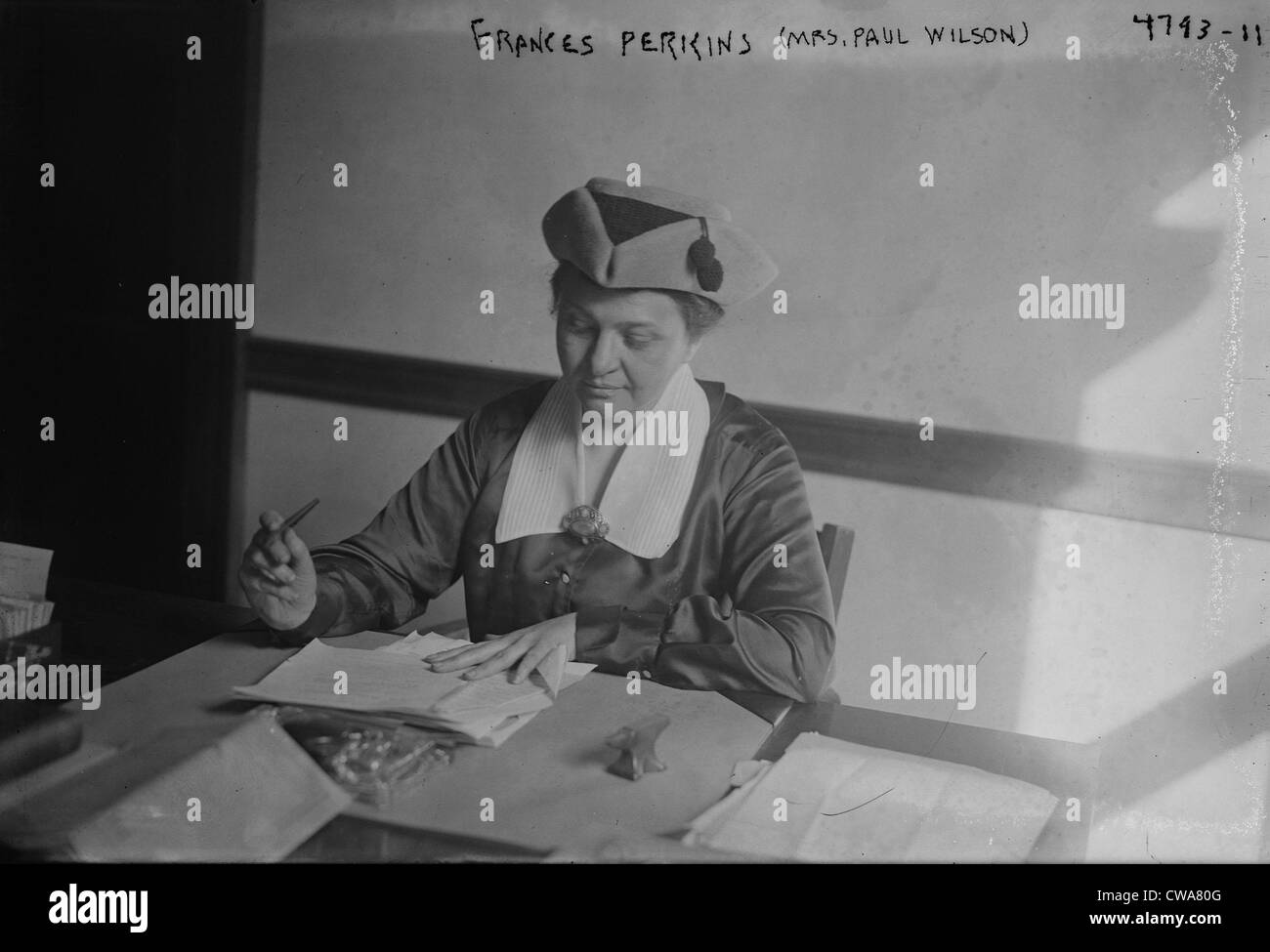 Frances Perkins (1882-1965), U.S. secretary of labor during the ...