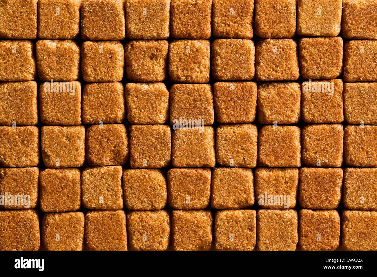 the pattern of brown sugar cubes Stock Photo - Alamy