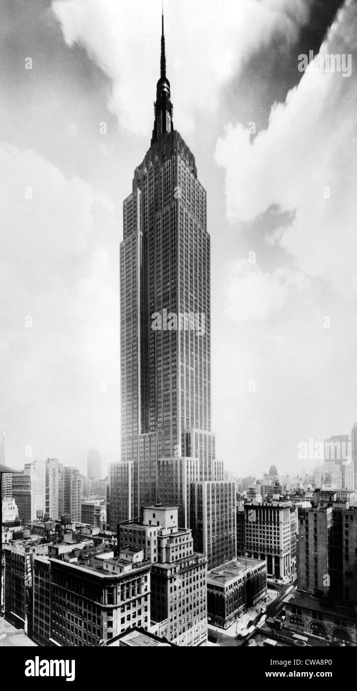 The Empire State Building, New York City, circa 1950s. Courtesy: CSU ...