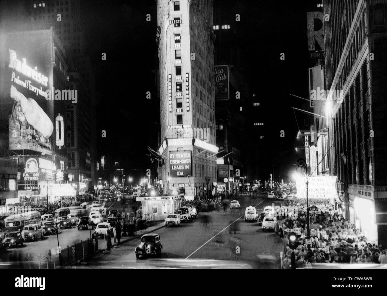 New york times square 1950s hi-res stock photography and images - Alamy