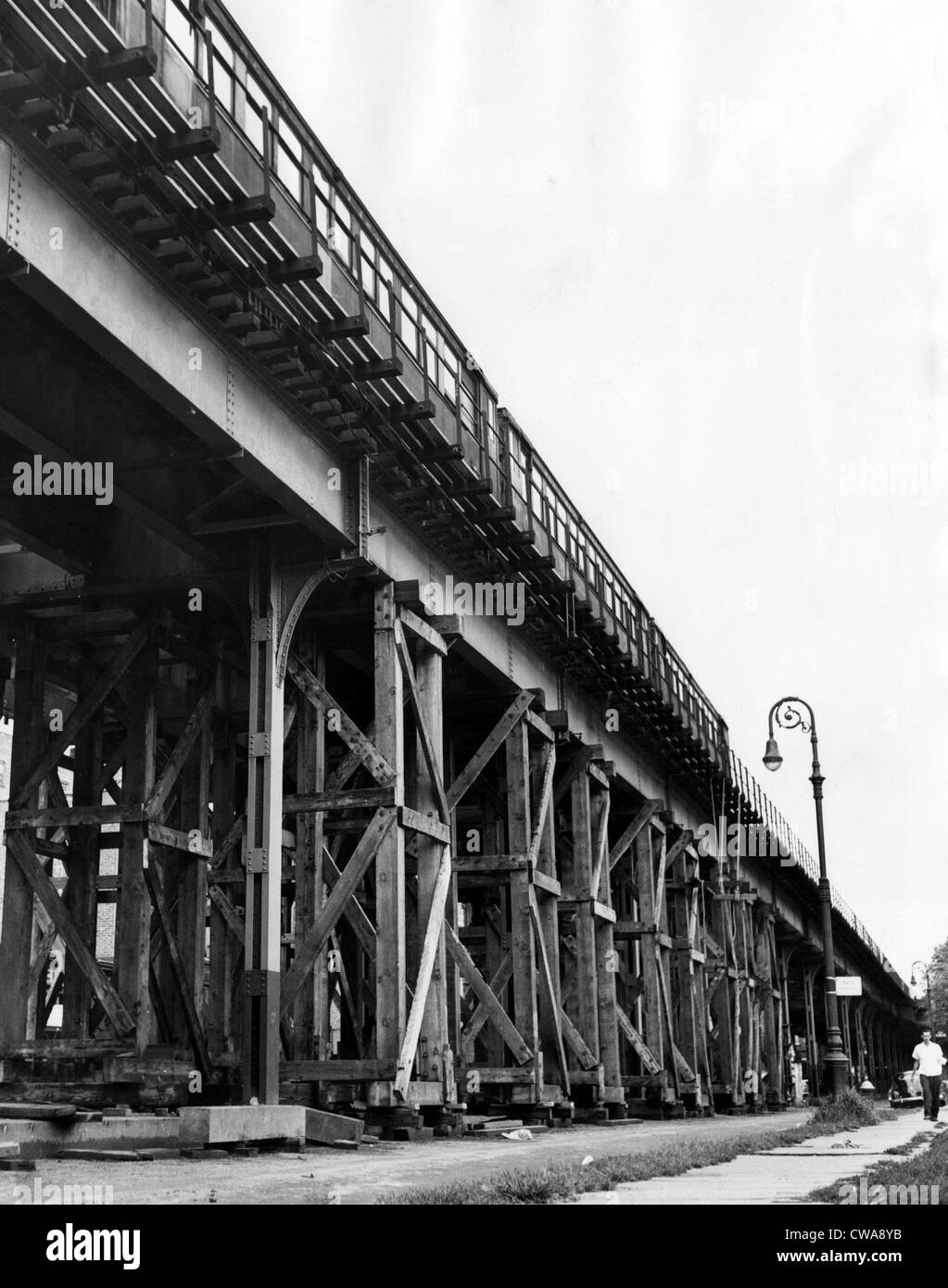 The Third Avenue El, the Bronx, New York City, circa 1954. Courtesy ...