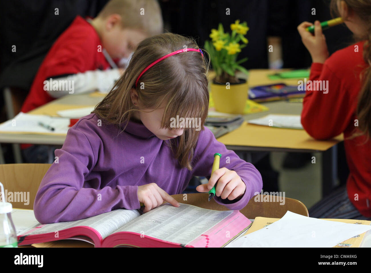 School lesson in the Montessori Elementary School Stock Photo - Alamy