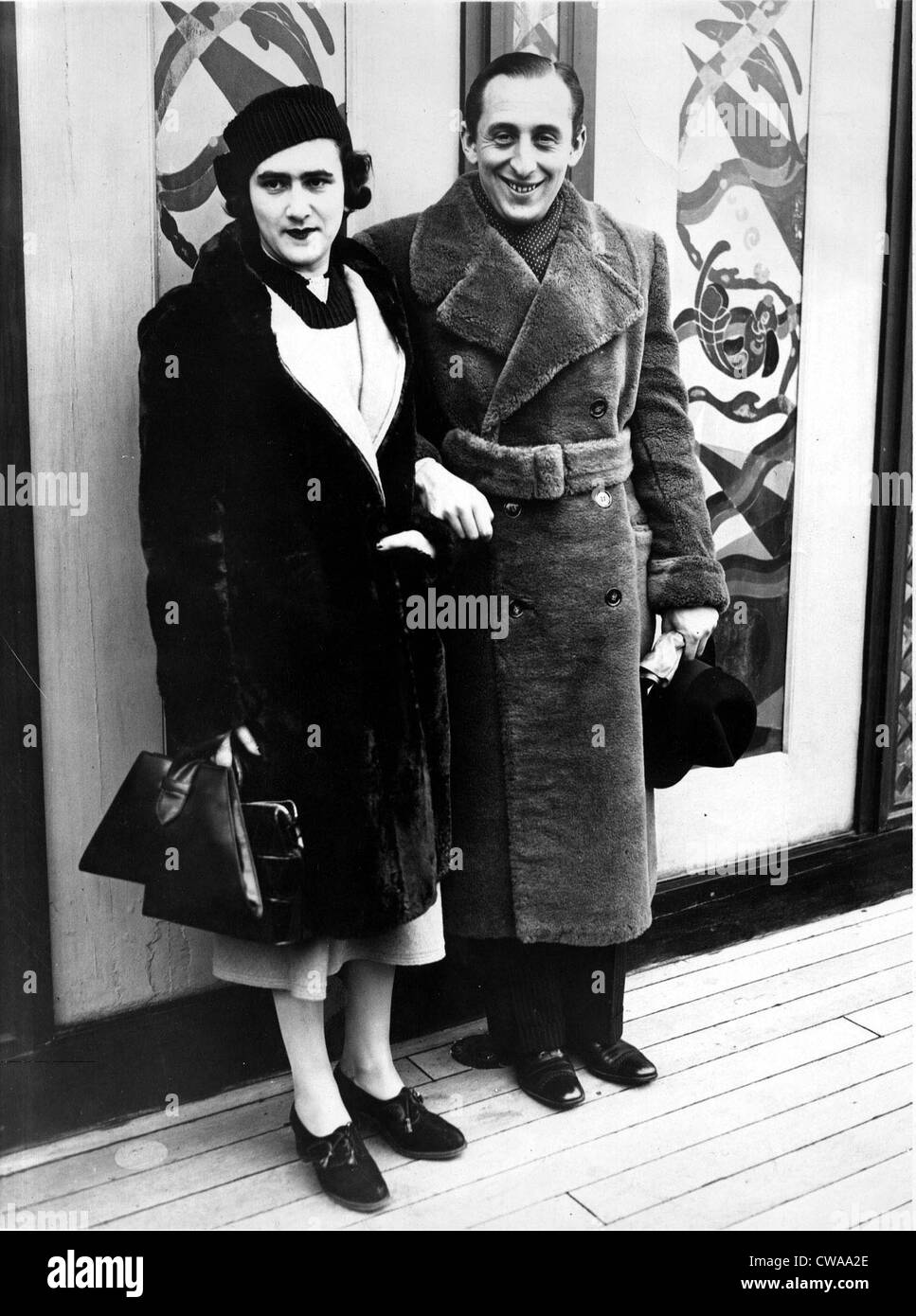 VLADIMIR & WANDA HOROWITZ-Arrival in New York on the S.S Rex. 1934 ...
