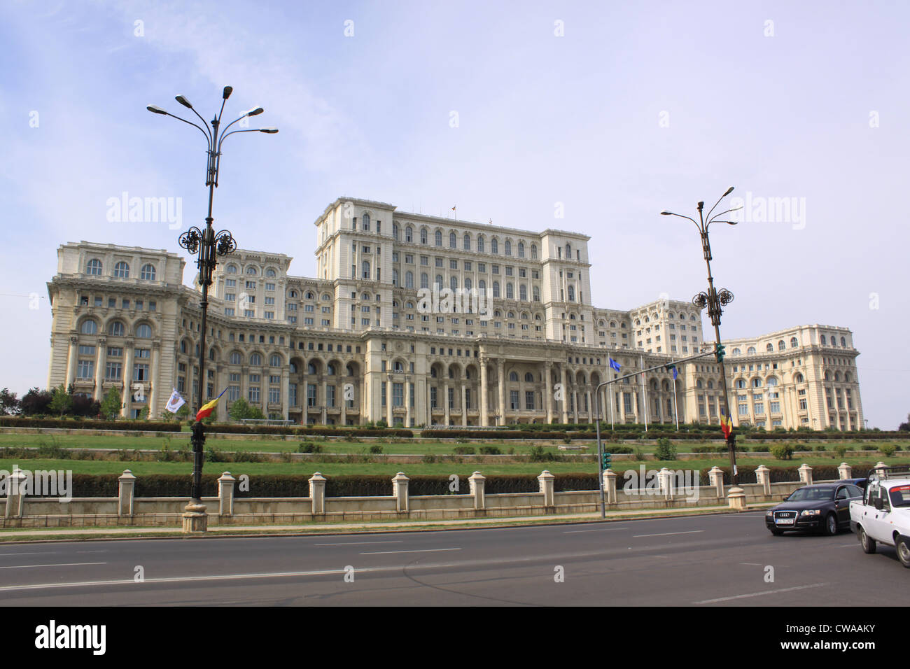Romania. Bucharest. Palace of the Parliament Stock Photo - Alamy