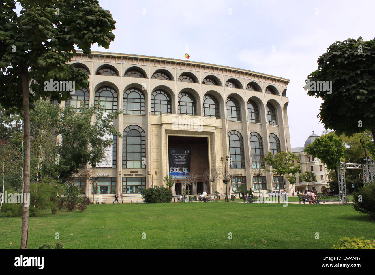 Romania. Bucharest. National Theater Stock Photo - Alamy