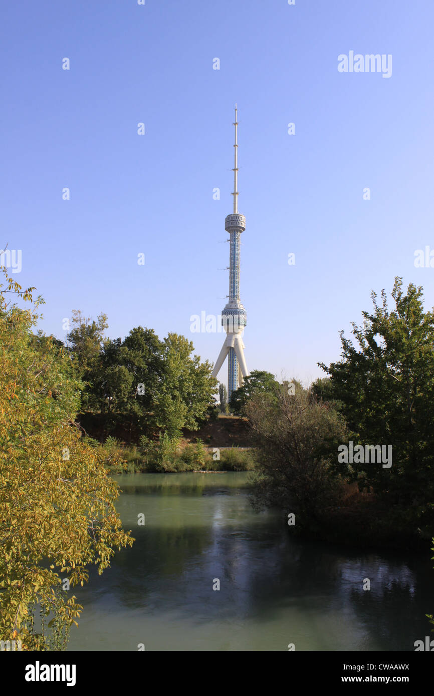 Uzbekistan. Tashkent. Television tower Stock Photo - Alamy