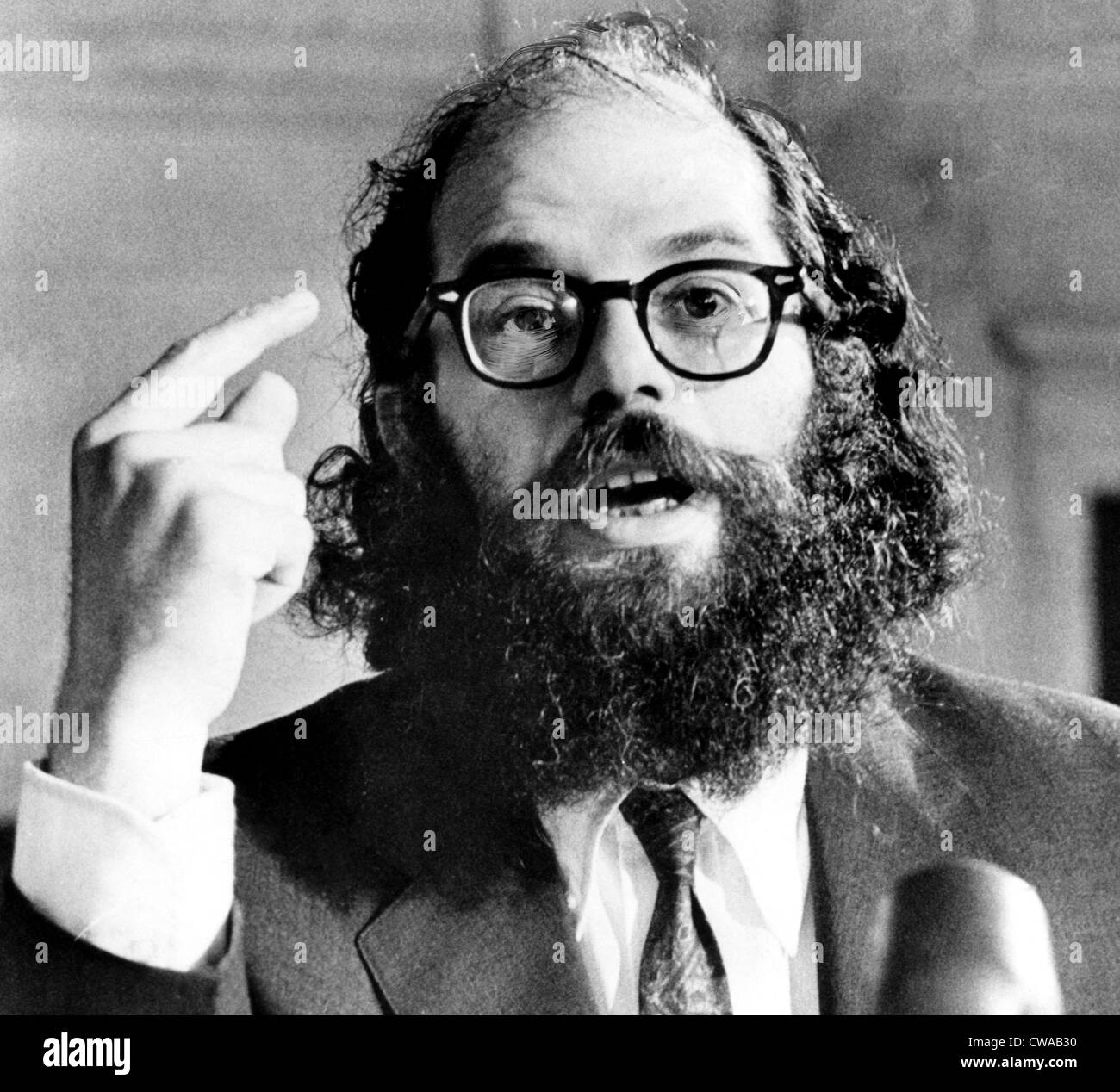 Beat Poet Allen Ginsberg, testifies before a Senate Juvenile ...