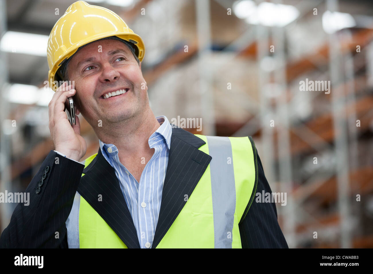 Warehouse worker head phone hi-res stock photography and images - Alamy