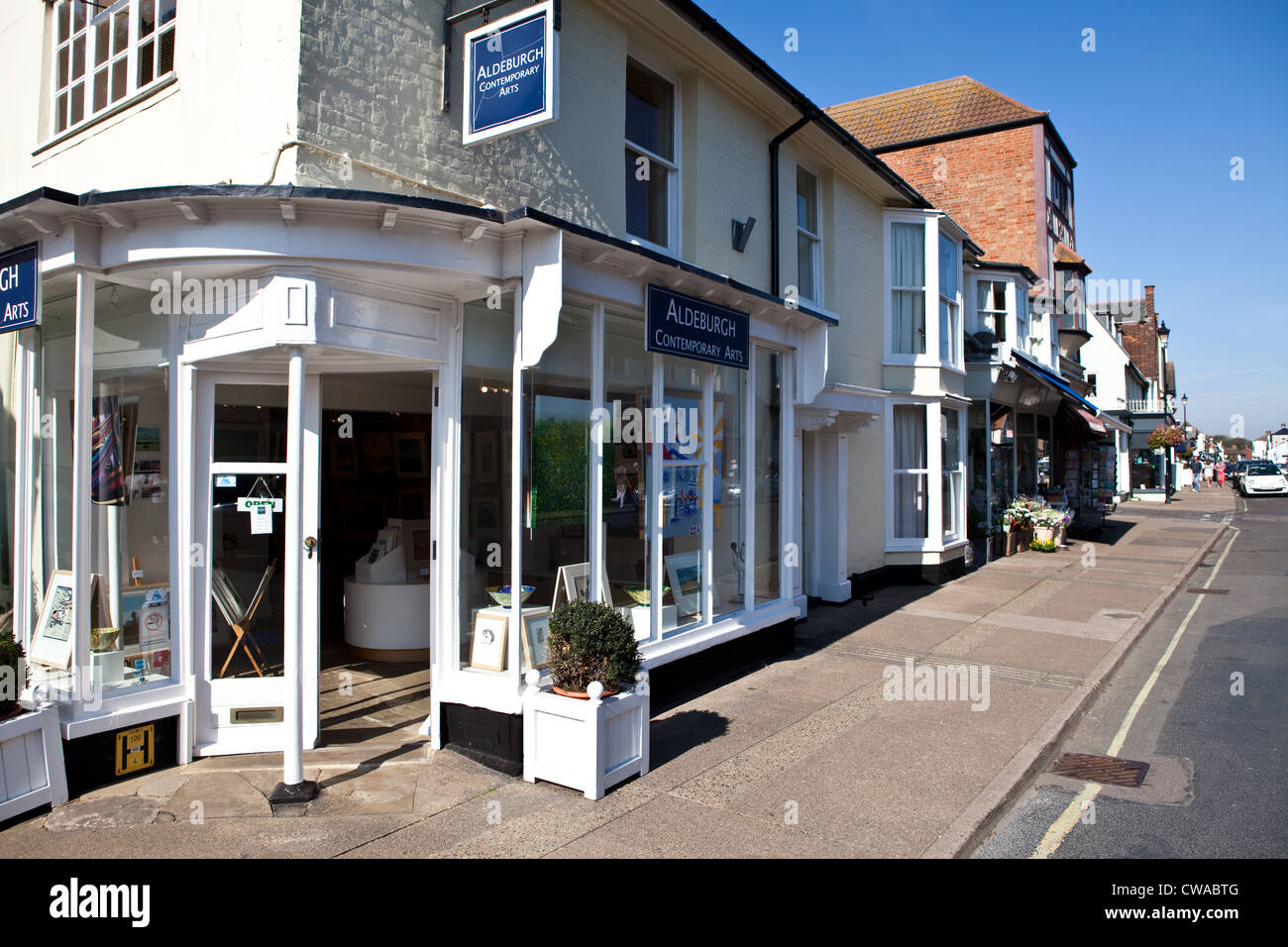 Aldeburgh High street Stock Photo - Alamy