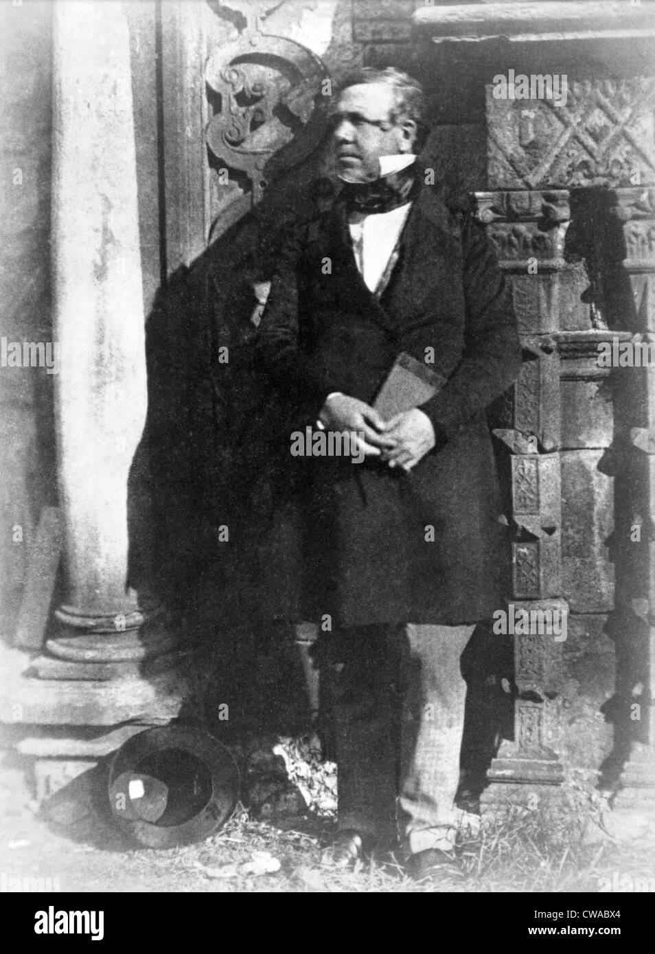 David Roberts (1896-1864) Scottish painter in an early calotype by ...