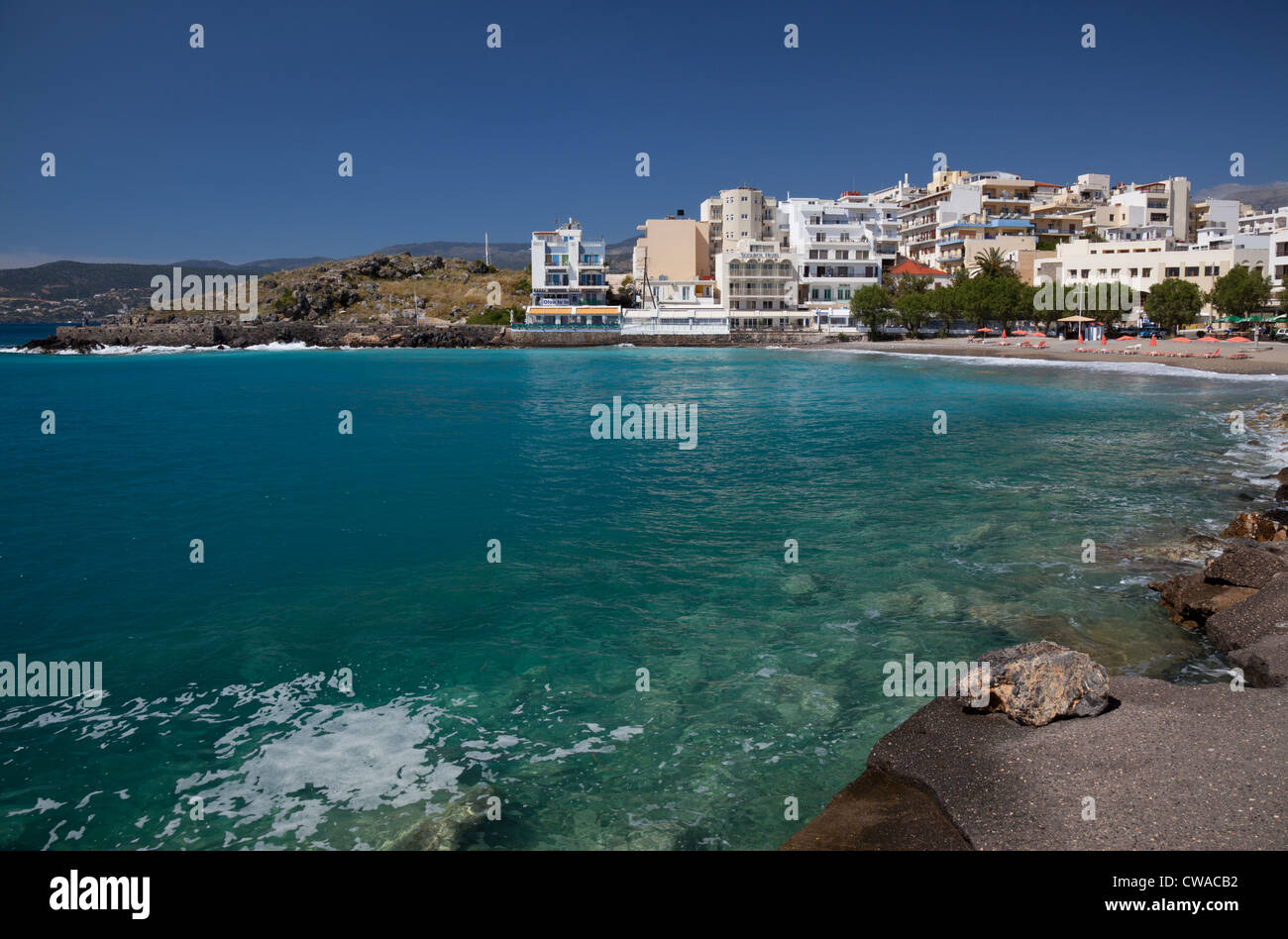 Agios nikolaos crete hi-res stock photography and images - Alamy