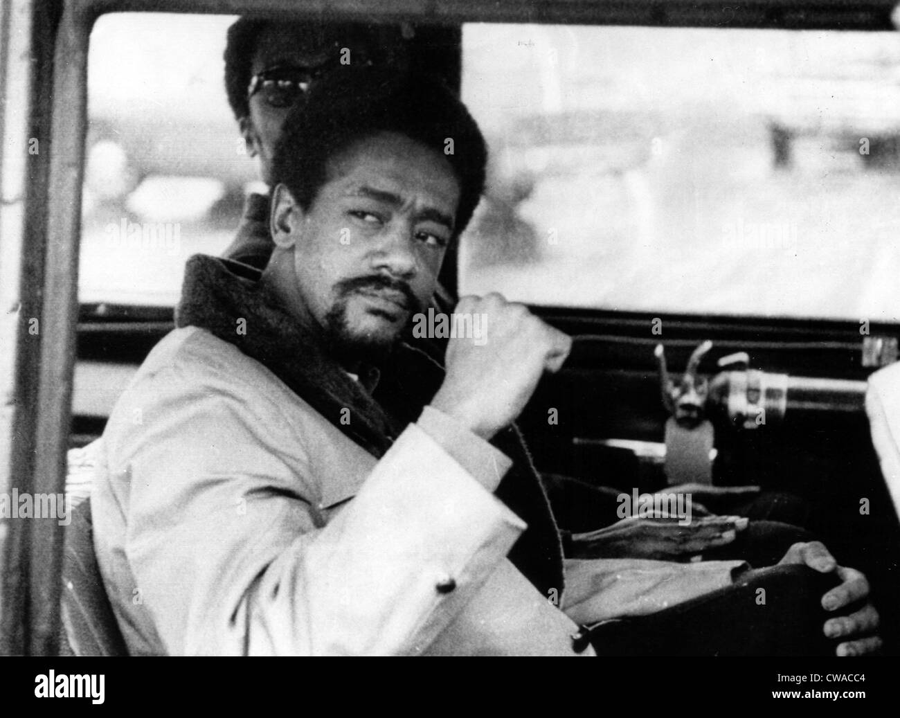 Black Panther leader Bobby Seale on his way to trial where he faces ...