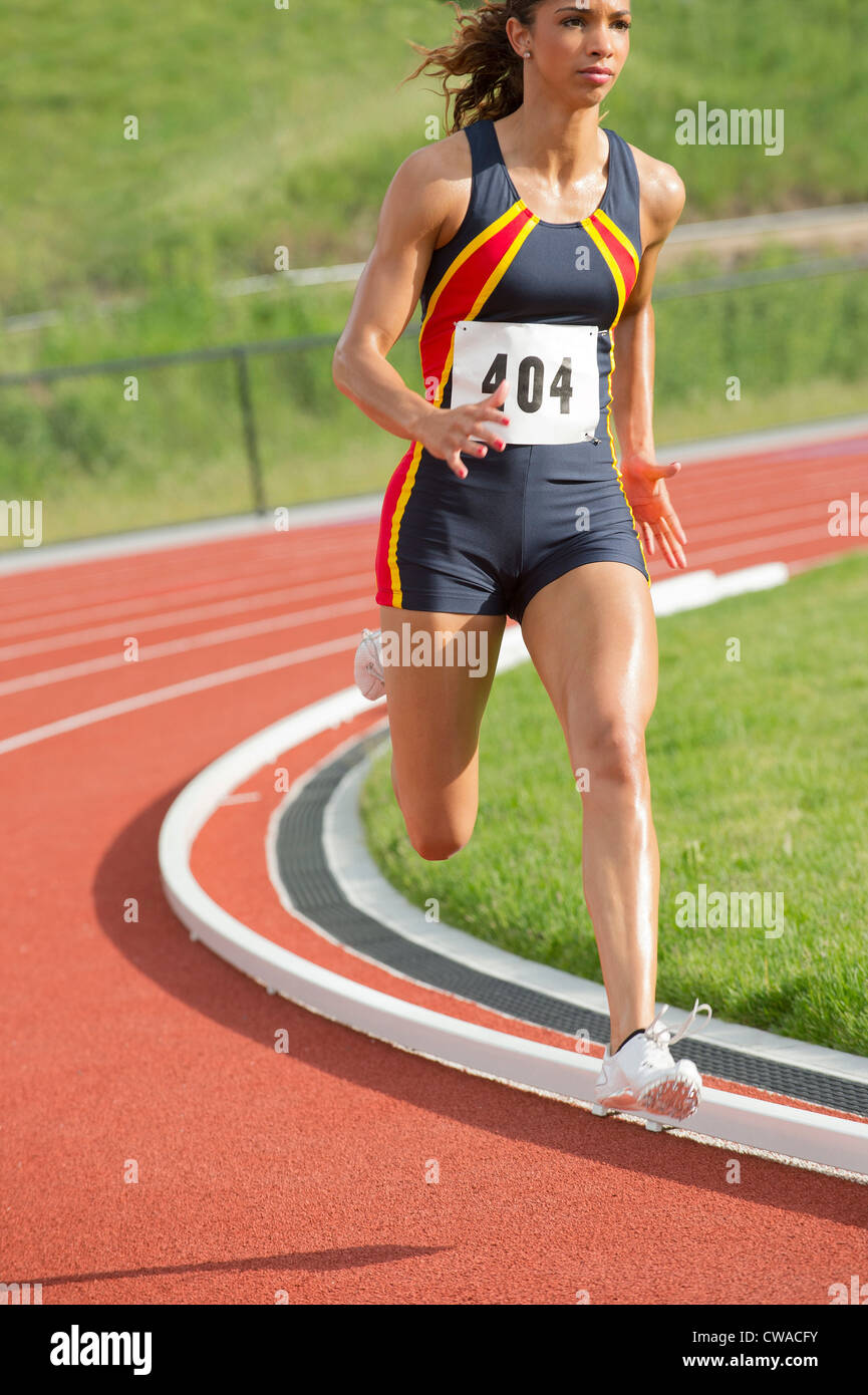 Olympic sprinter runner female hi-res stock photography and images - Alamy