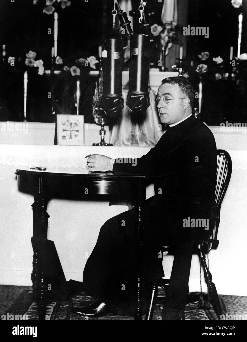 CHARLES EDWARD COUGHLIN, portrait. Courtesy: CSU Archives / Everett ...