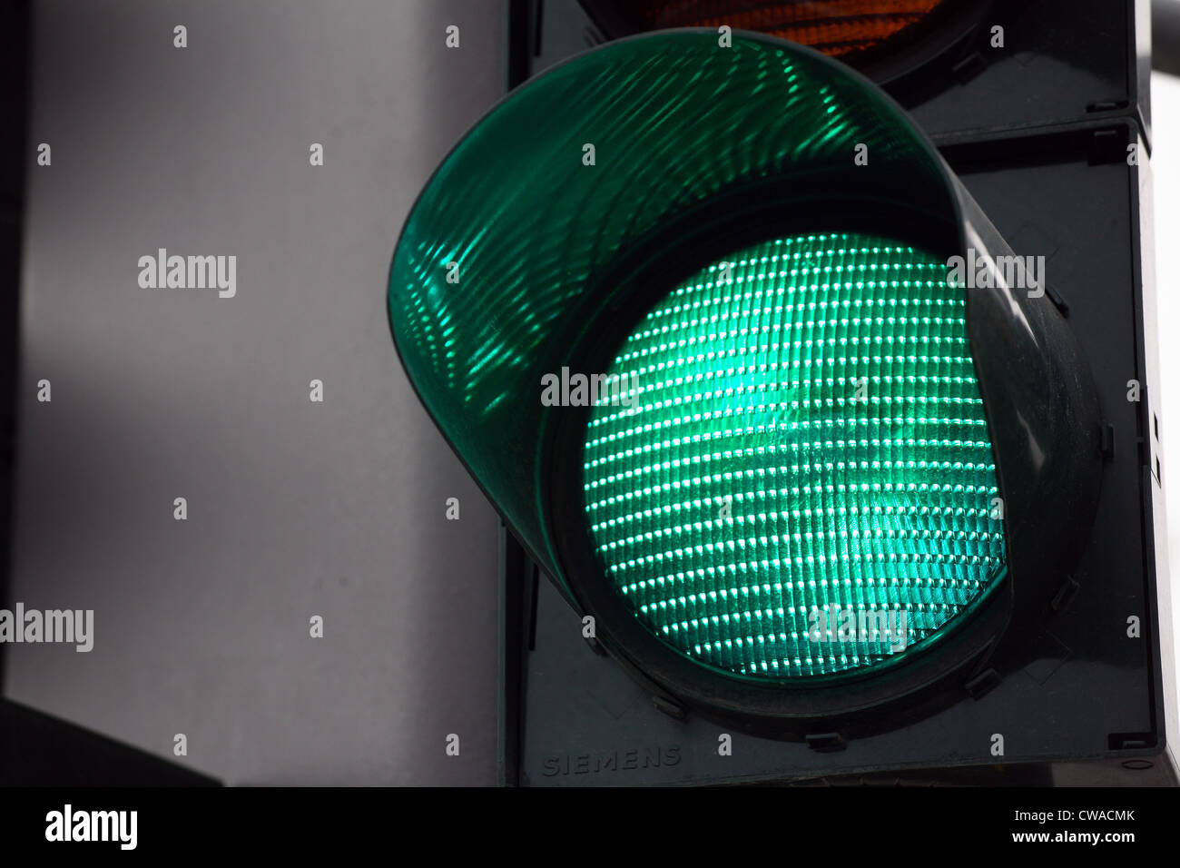 Green light of a traffic light Stock Photo - Alamy