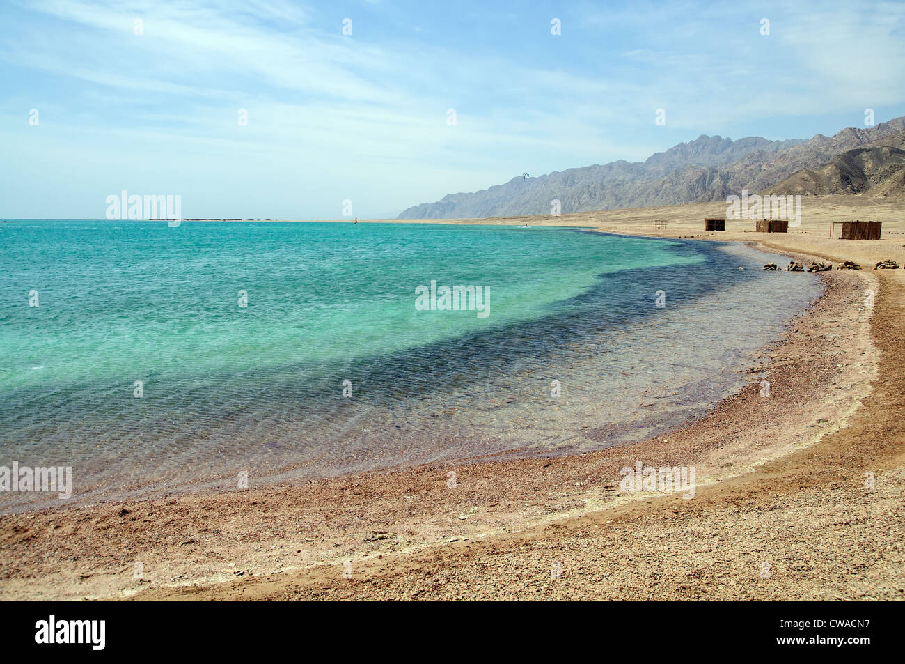 landscape of the beach on beautiful lagoon Stock Photo - Alamy