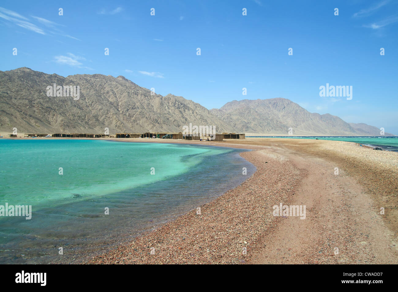 landscape of the beach on beautiful lagoon Stock Photo - Alamy
