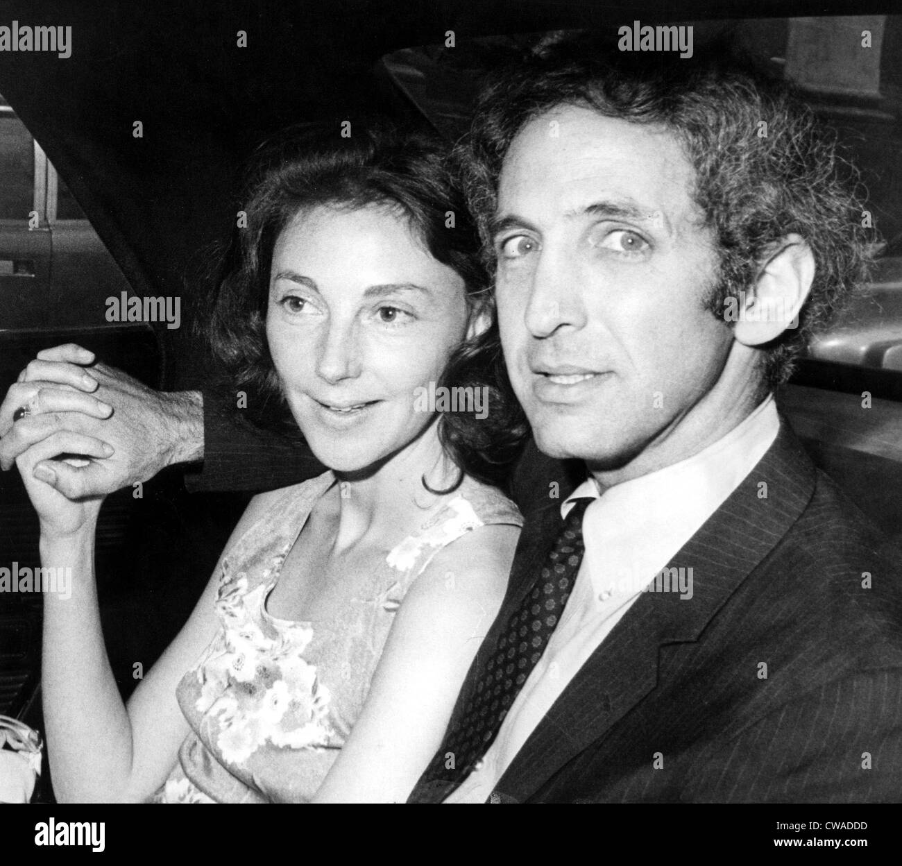 Pentagon Papers Defendant Daniel Ellsberg and wife Patricia after press ...