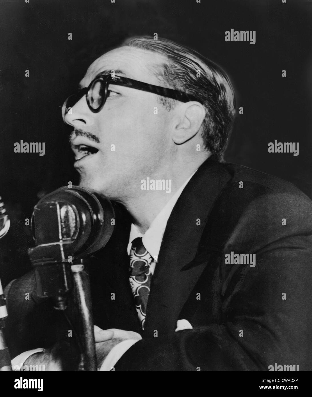 Dalton Trumbo (1905-1976), prominent Hollywood screenwriter, before the ...