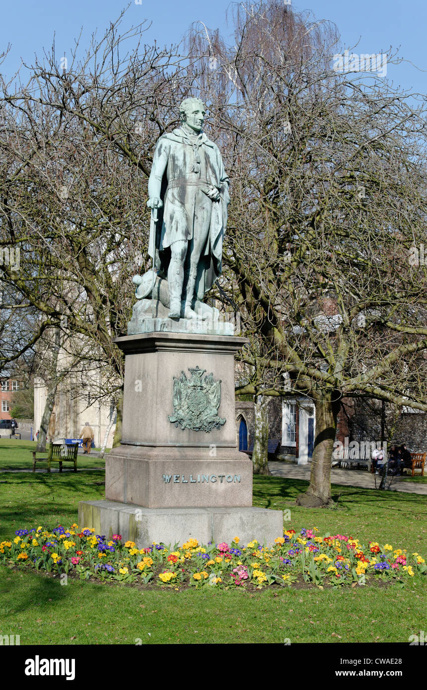 Wellington statue norwich hi-res stock photography and images - Alamy