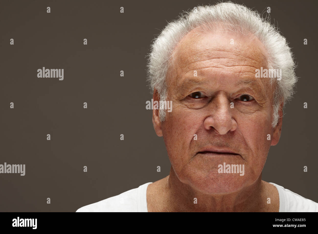 Contemplative senior man, portrait Stock Photo - Alamy Contemplative senior man, portrait Stock Photo - Alamy