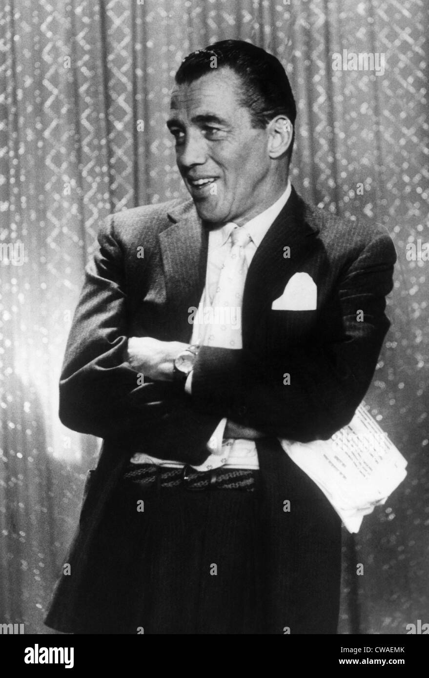 Ed Sullivan (1901-1974), American writer and entertainment host, circa ...