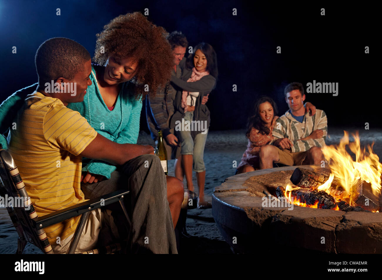 Fun Beach Bonfire Party