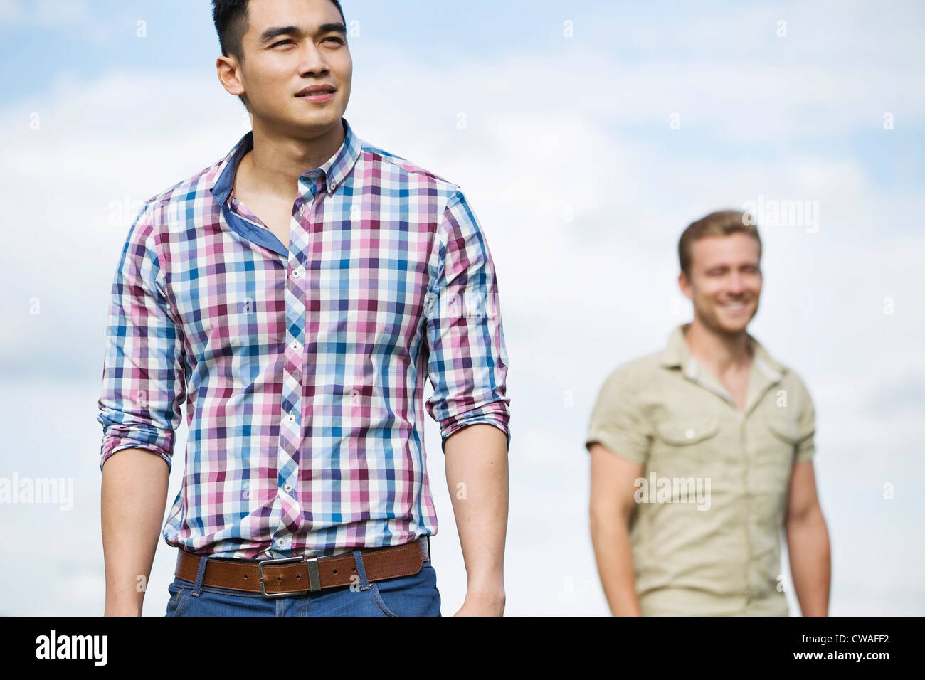 Foreground men stand hi-res stock photography and images - Alamy