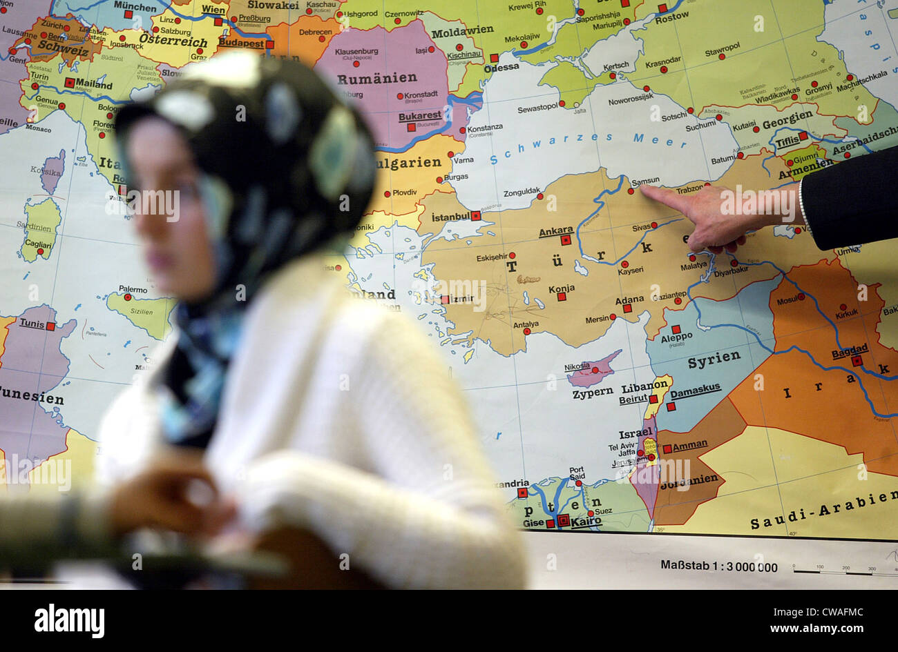 Map of turkey student hi-res stock photography and images - Alamy