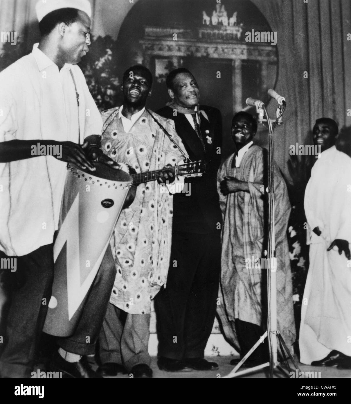 Paul Robeson (1898-1976), receiving the "Star of Friendship of the ...