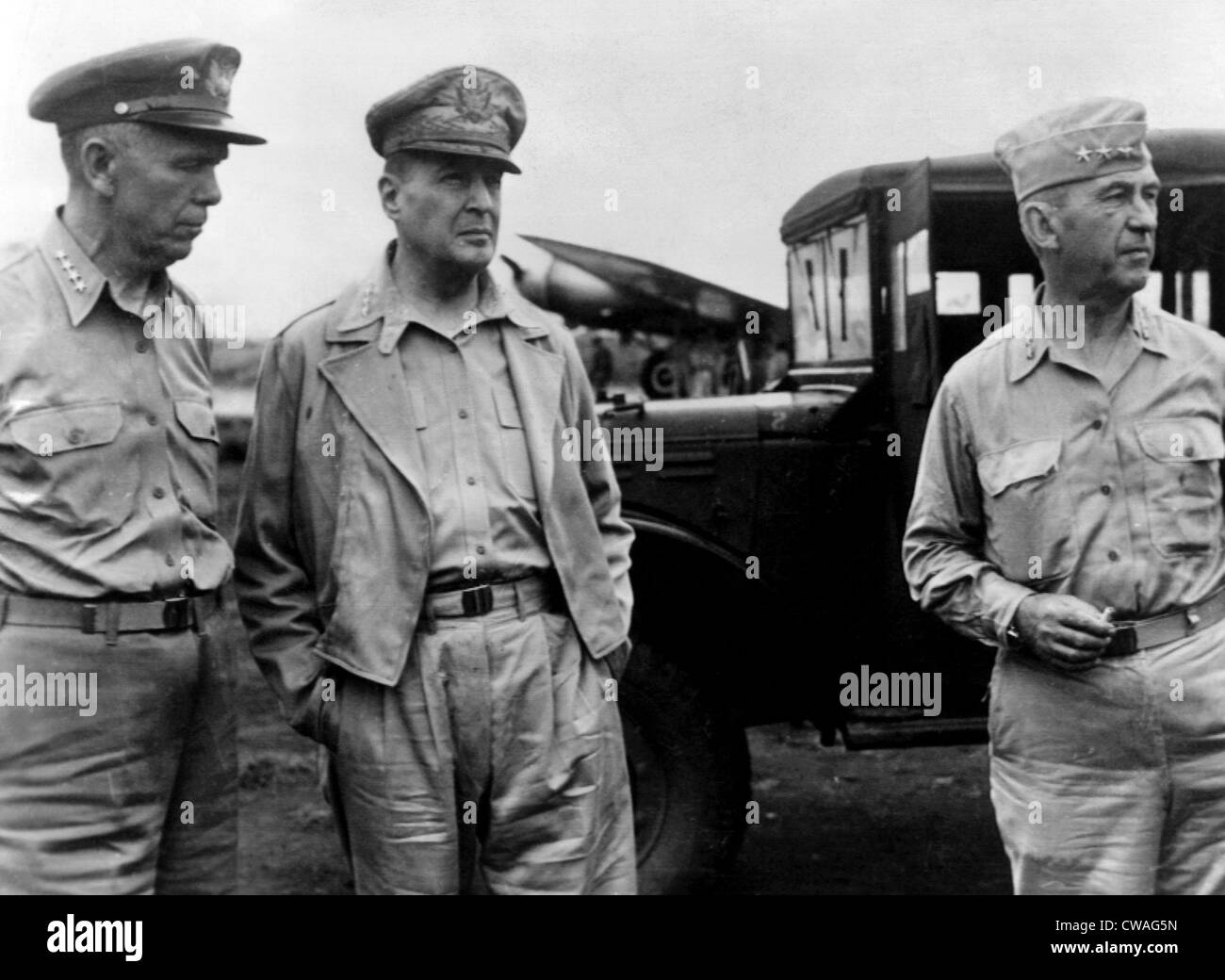 General George C. Marshall, during inspection of SW Pacific Area ...