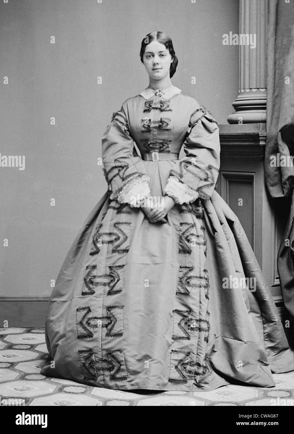 Kate Chase Sprague (1840-1899), daughter of the widowed Salmon Chase ...
