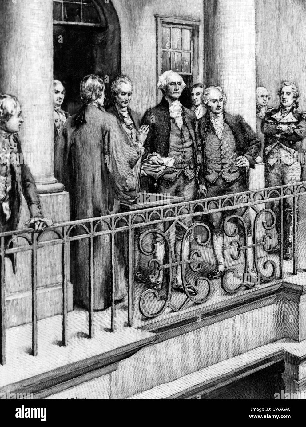 John adams illustration Black and White Stock Photos & Images - Alamy