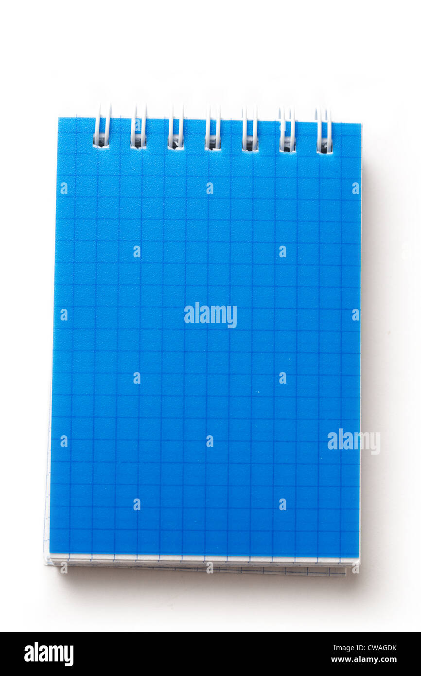 Notepad on the white background Stock Photo - Alamy