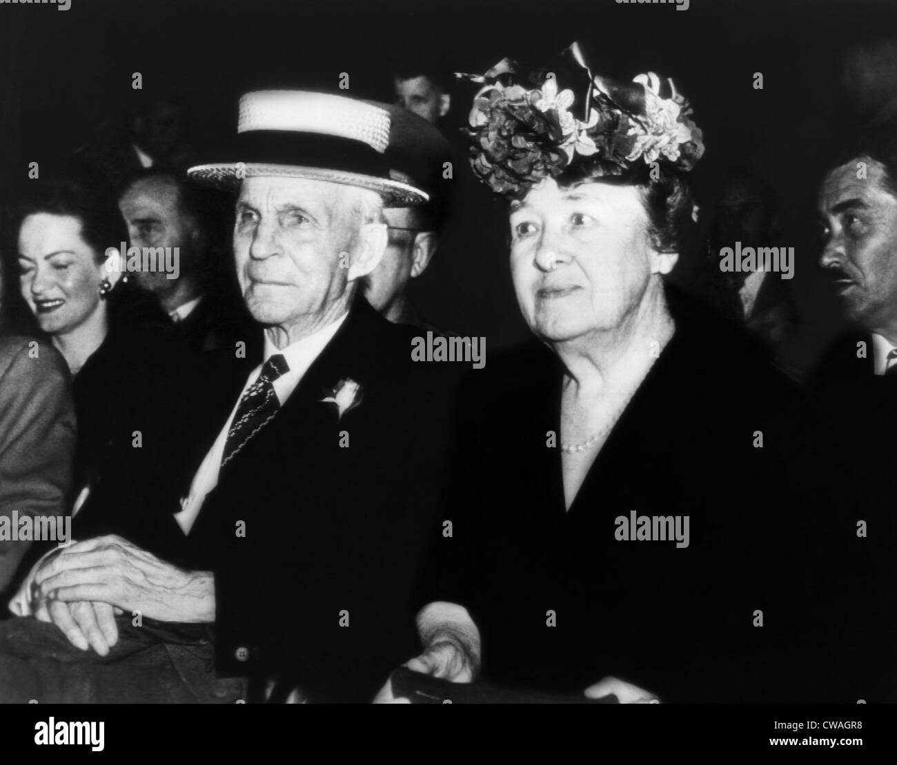 Henry ford and his wife clara bryant ford hi-res stock photography and ...