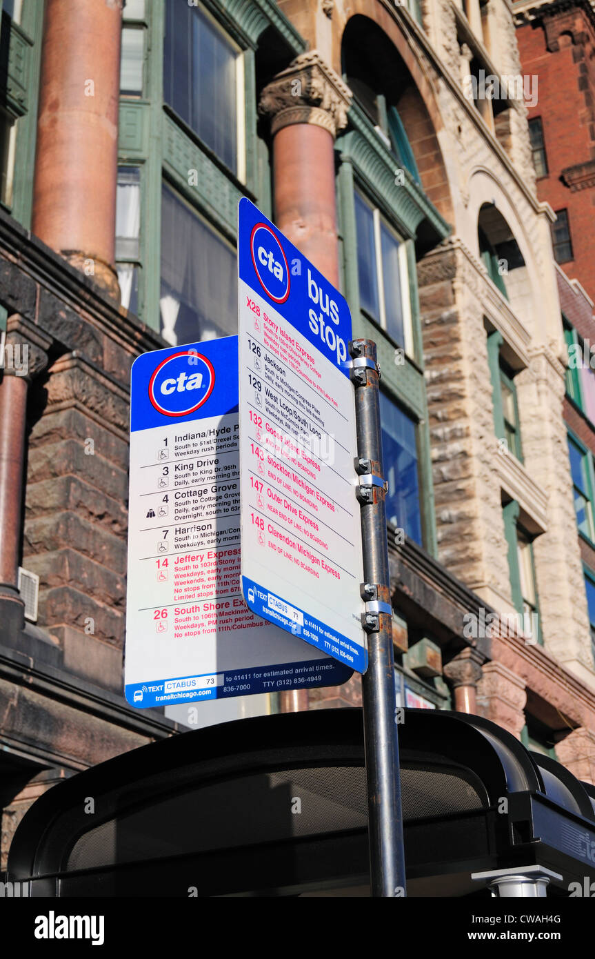Cta bus hi-res stock photography and images - Alamy
