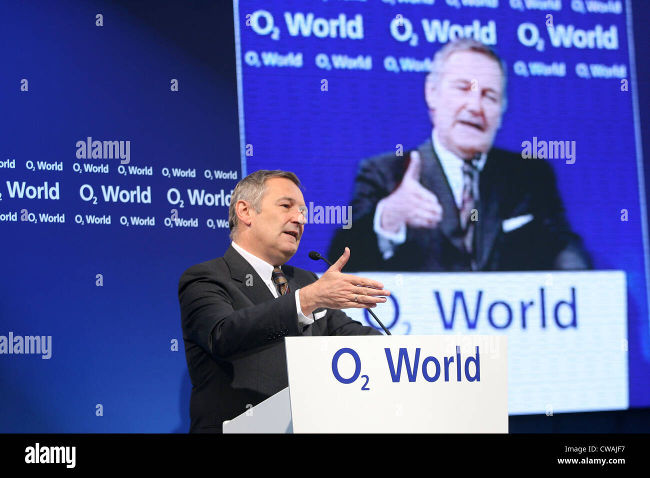 O2 Germany CEO, Rudolf Groeger Stock Photo - Alamy