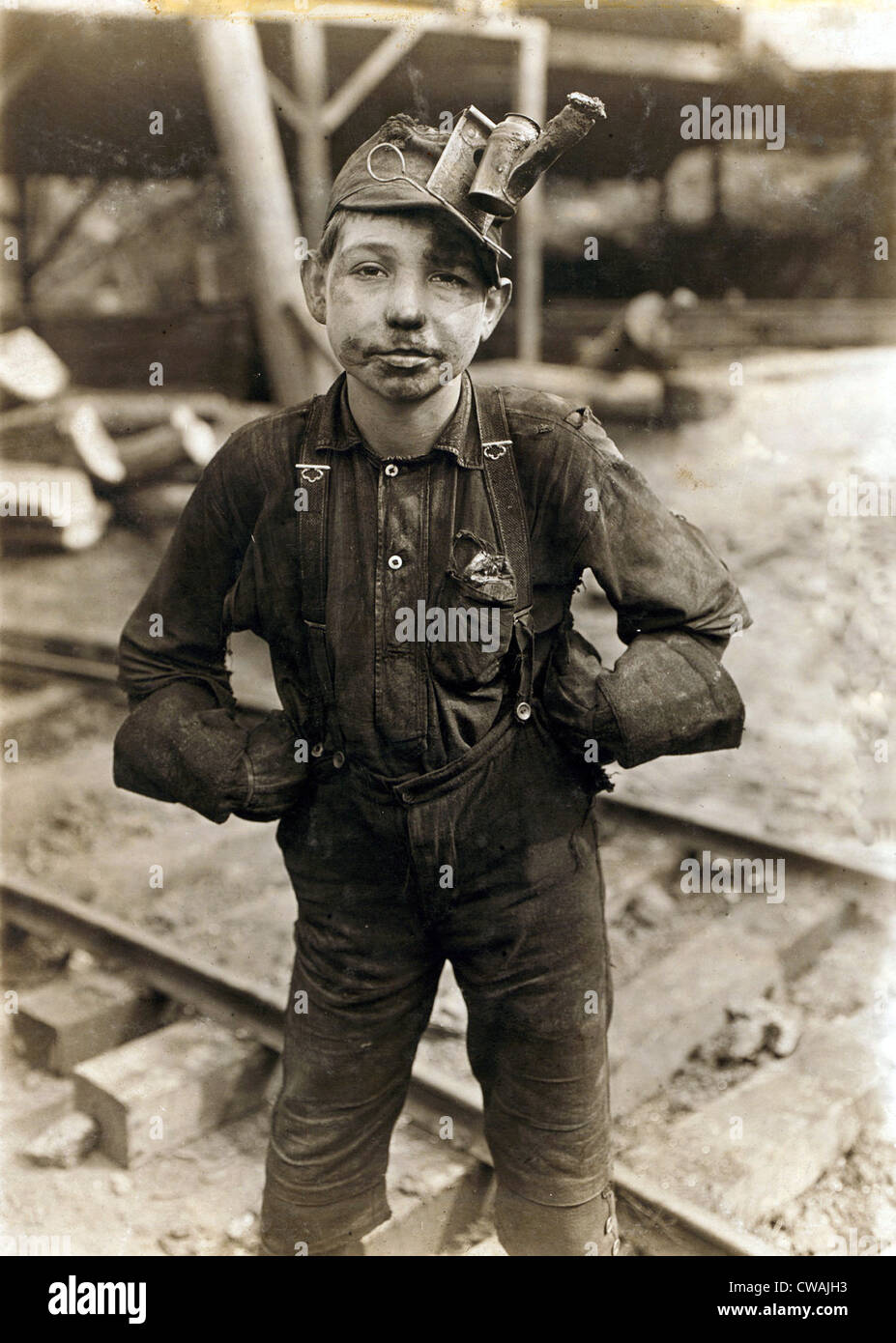 Child laborer portrayed by Lewis Hine in 1908. Tipple Boy at West ...