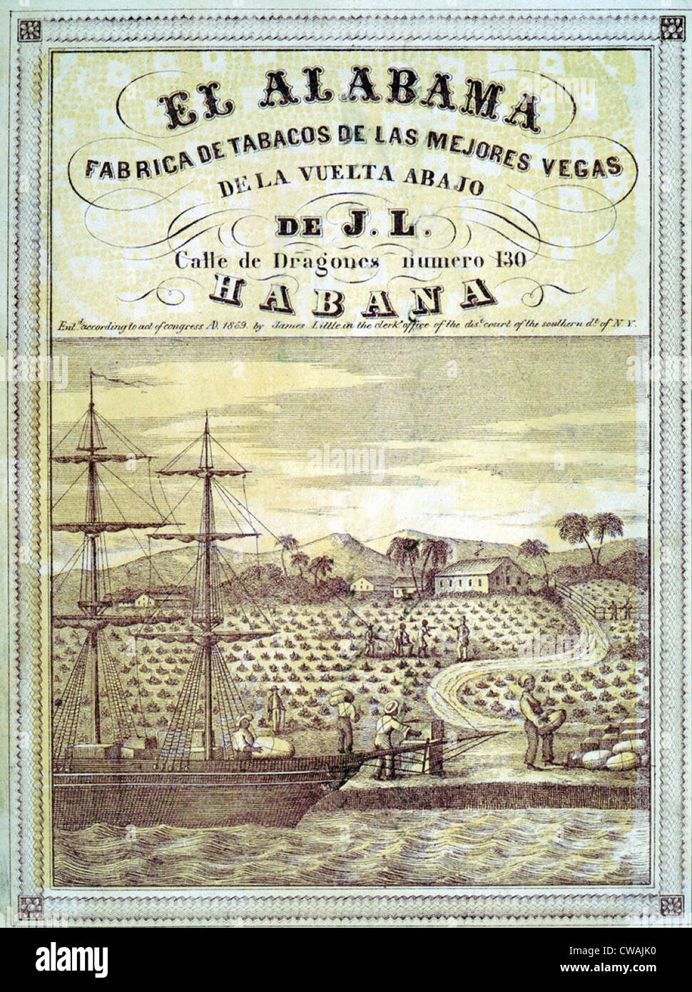 United States slave states advocated annexing Cuba. An 1850's ...