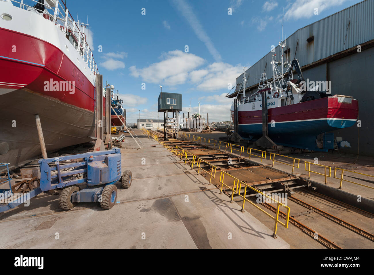 Shipyard macduff shipyards hi-res stock photography and images - Alamy