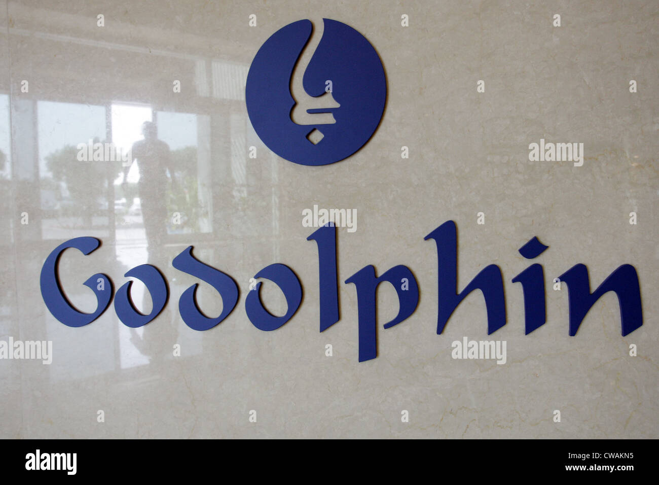 Dubai, Logo of Godolphin Stock Photo - Alamy