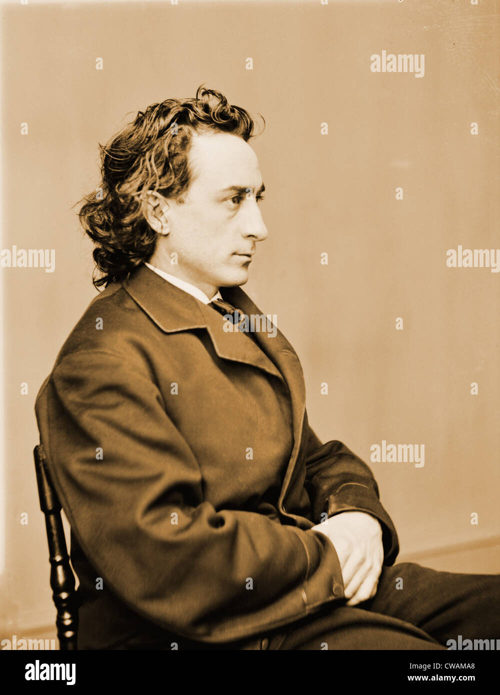 Edwin Booth (1833-1893), American actor, was trained by his father ...