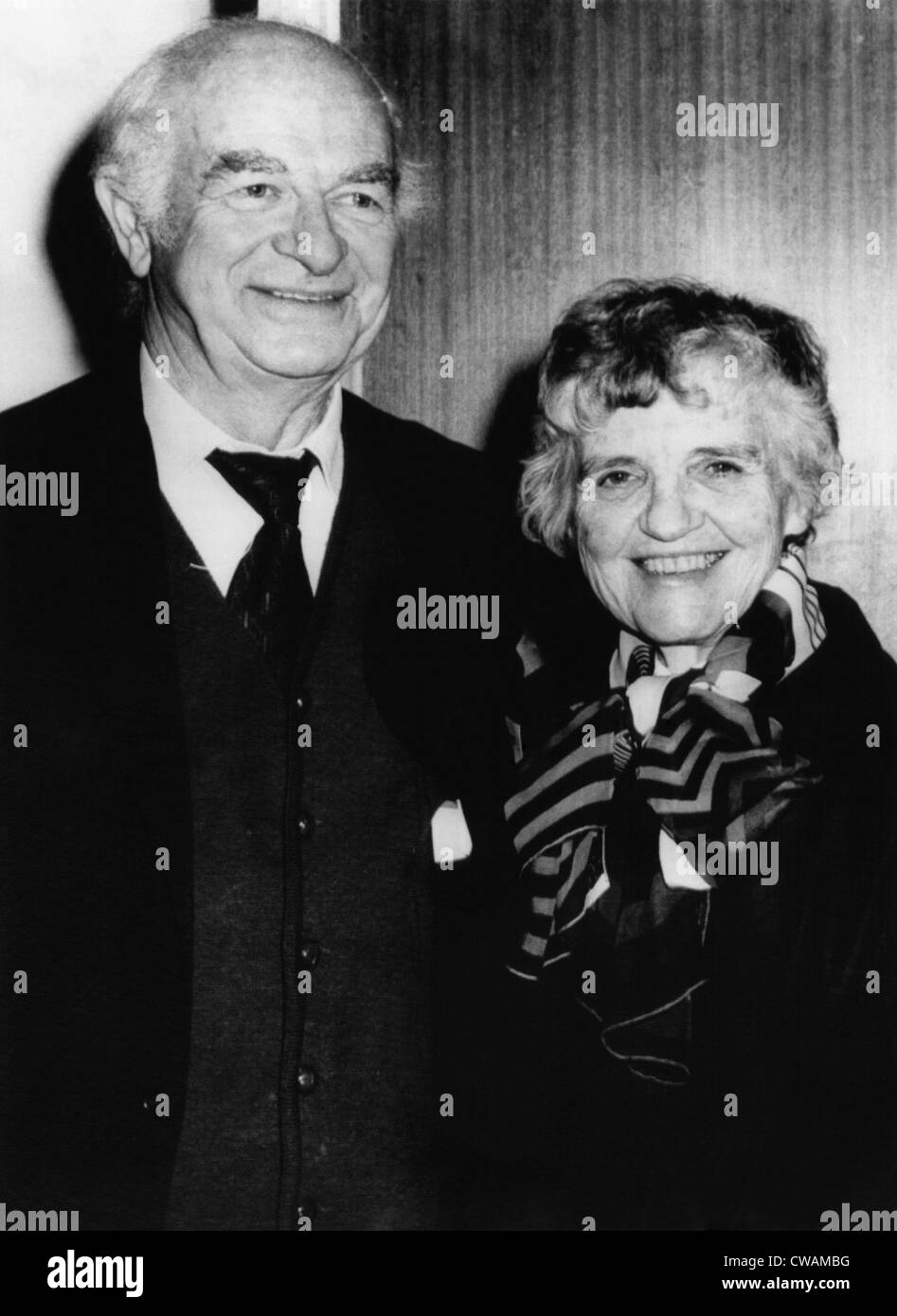 Two-time Nobel laureate Dr. Linus Pauling with wife Ava Helen Miller at ...