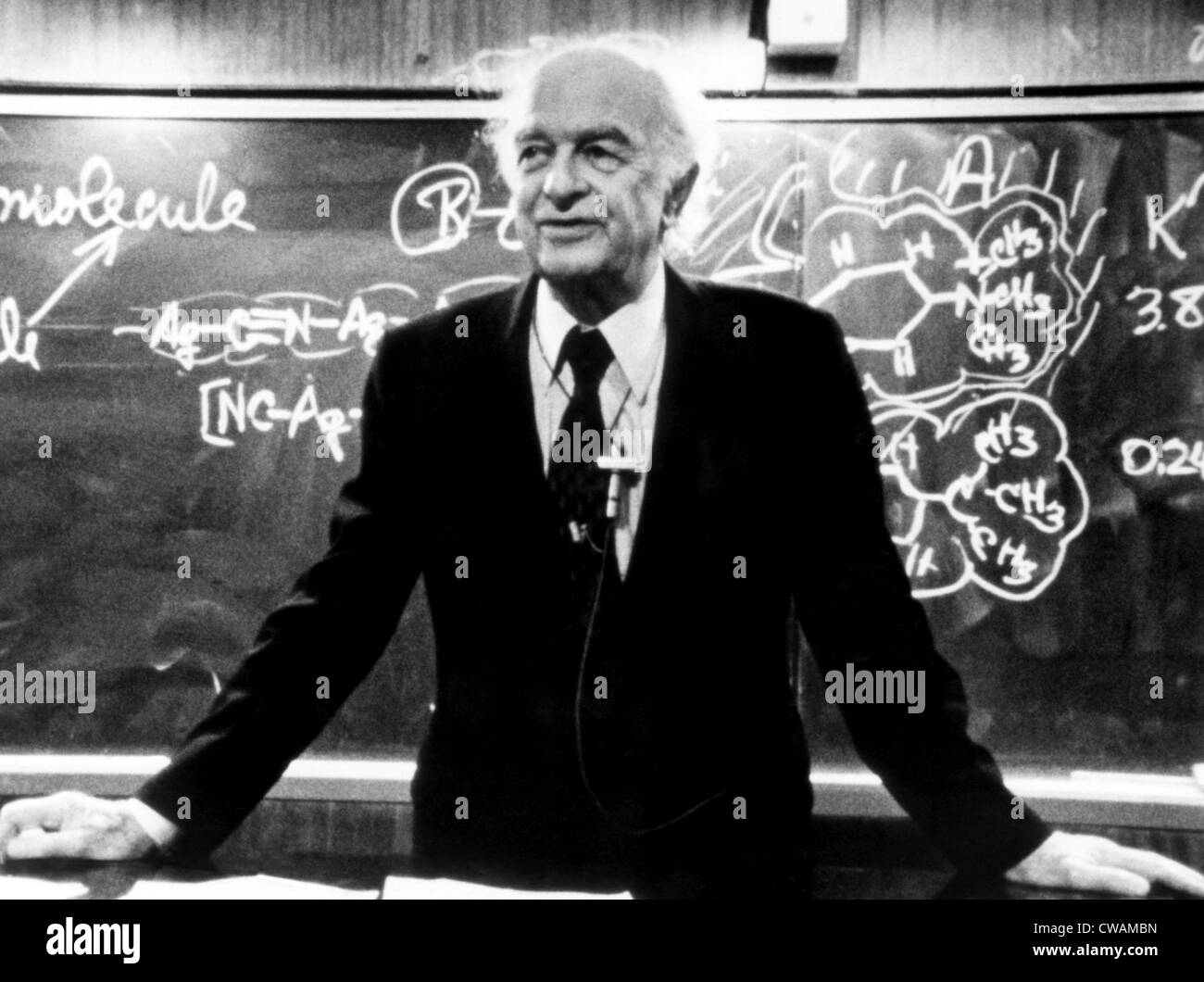 Chemist and Nobel Prize winner Linus Pauling, (1901-1944), 1977 ...