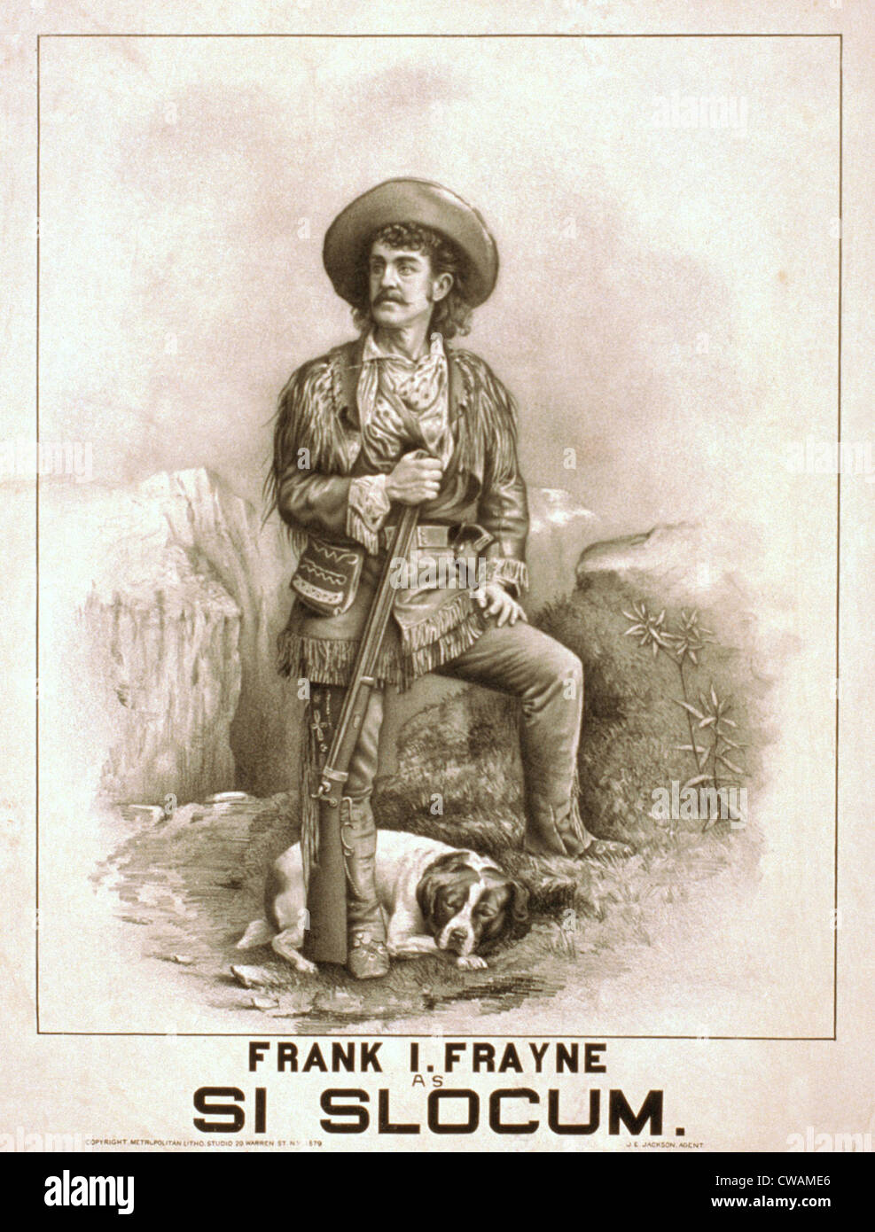 Frank I. Frayne (1836-1891), performed shooting stunts on stage for ...