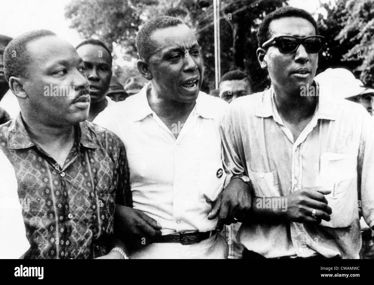 America civil rights activists Dr. Martin Luther King Jr., Floyd ...