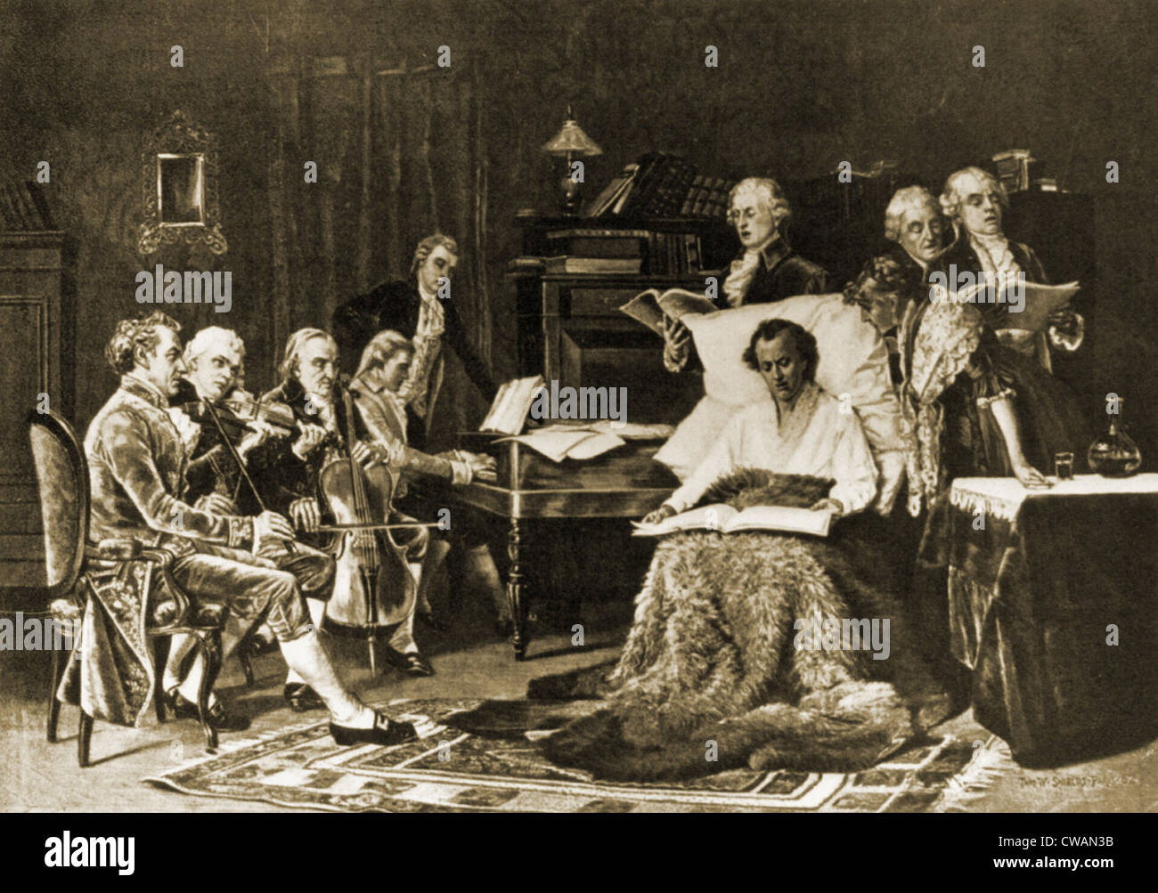 Mozart death hi-res stock photography and images - Alamy