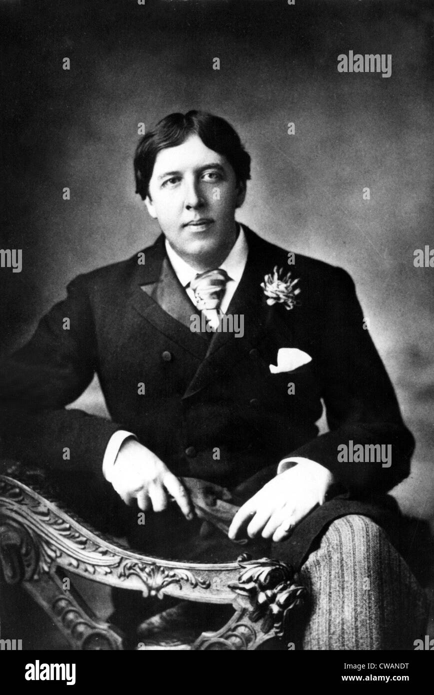 OSCAR WILDE, undated. Courtesy: CSU Archives / Everett Collection Stock ...