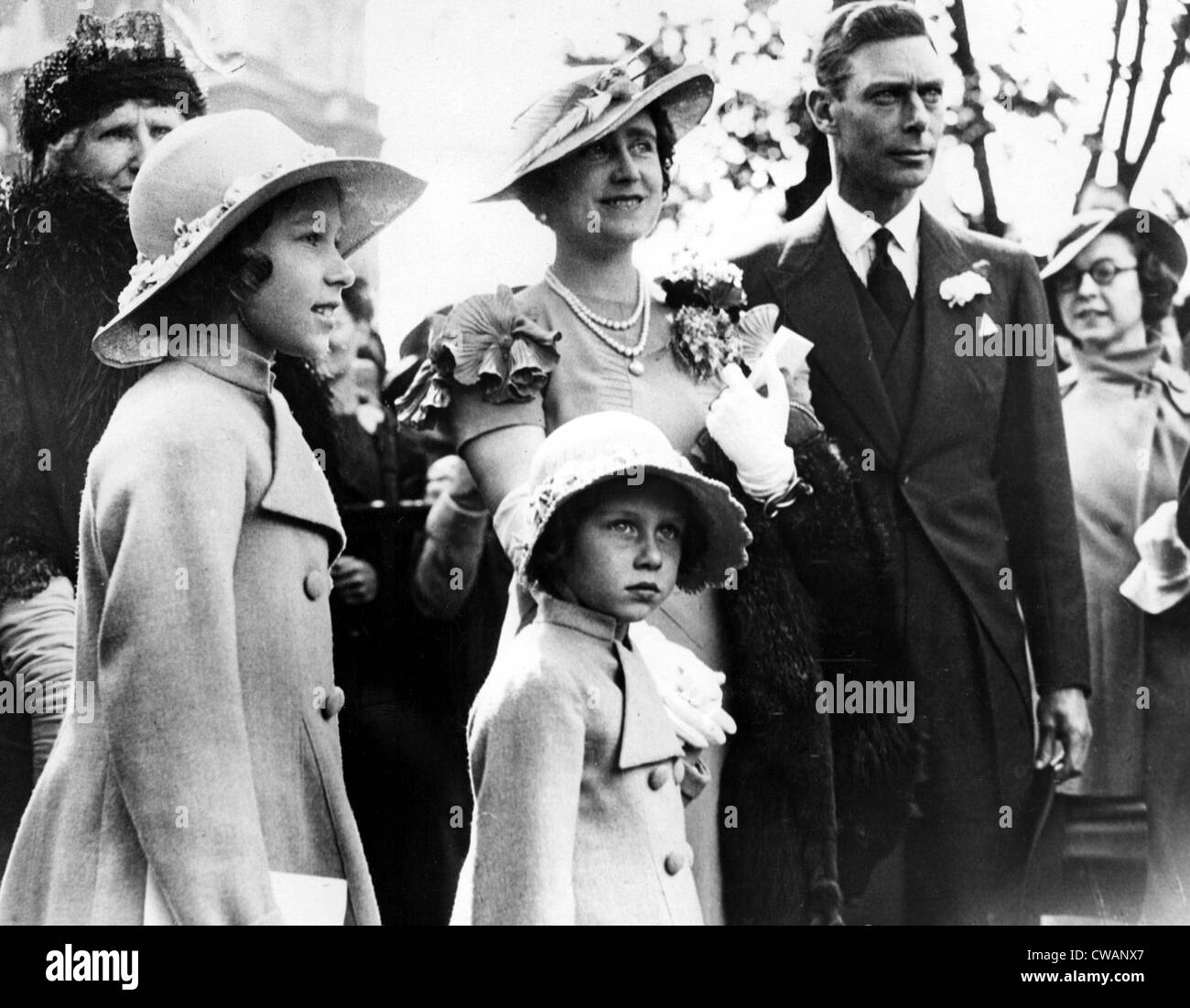 The soon to be Royal Family in 1936, prior to King Edward's abdication ...
